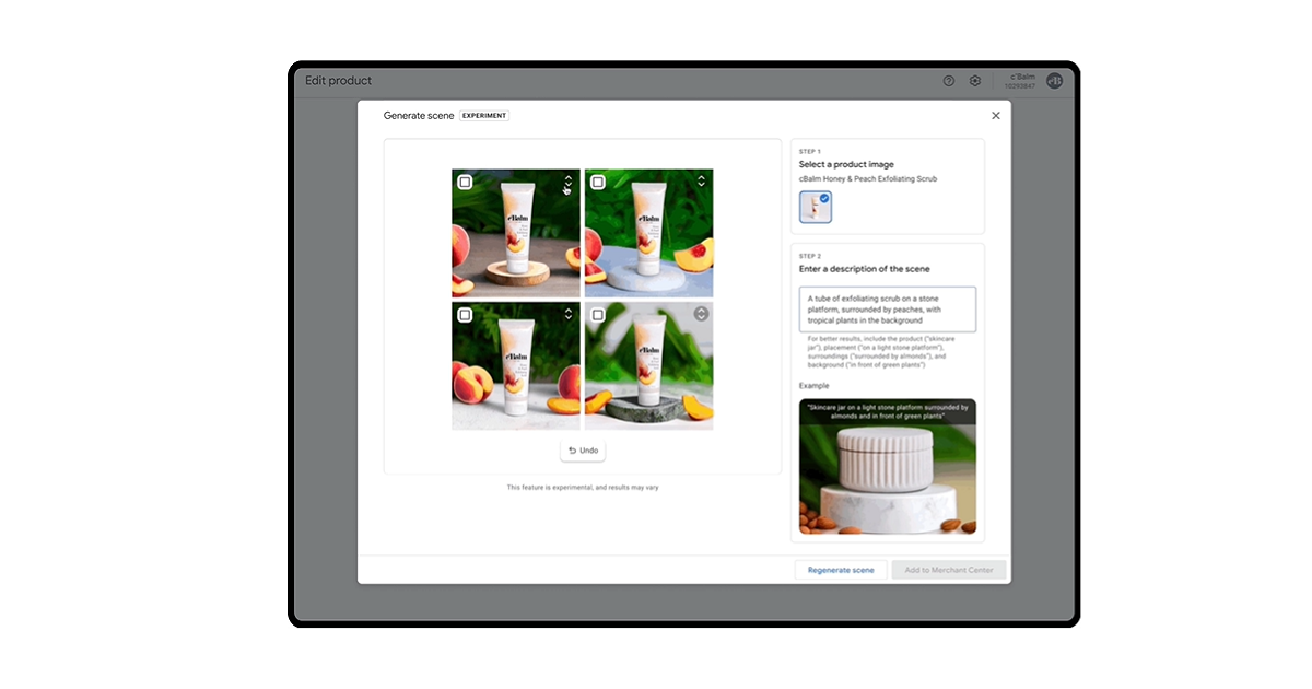 Google、生成AIを使用したクリエイティブツール「Product Studio」を発表